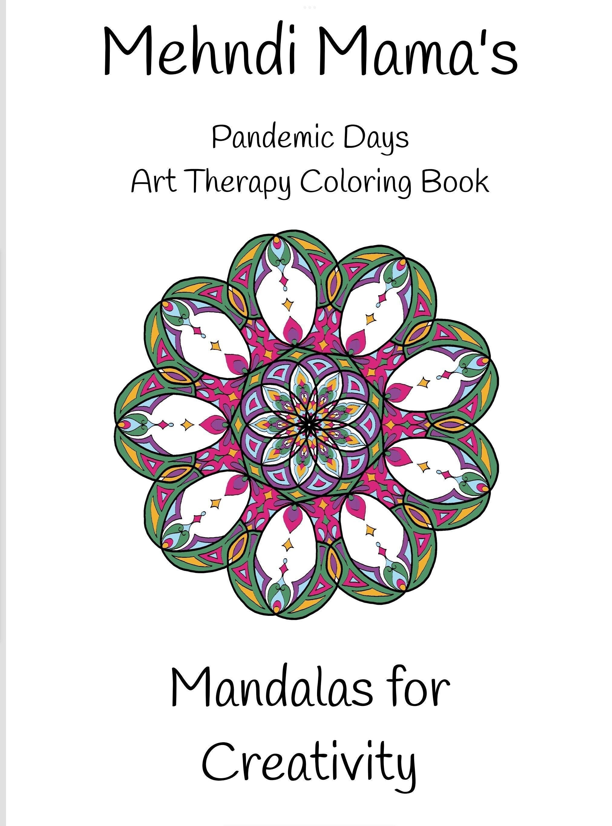 Printable Mandala Art Therapy Coloring Book, Meditative Magical Mandala ...