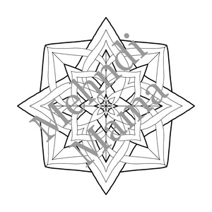 Printable Mandala Art Therapy Coloring Book, Meditative Calming Mandala ...