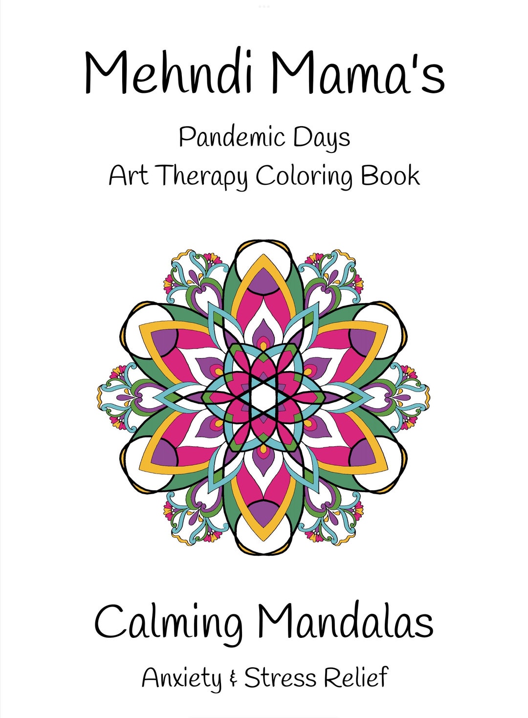 Printable Mandala Art Therapy Coloring Book Meditative - Etsy