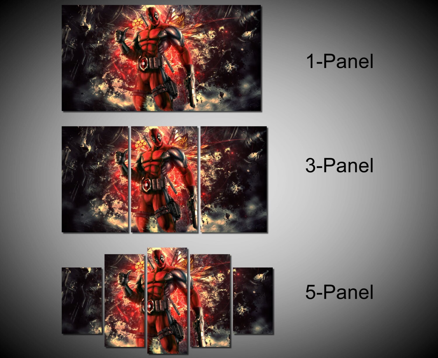 Framed Deadpool Merc With A Mouth Marvel Comic Super Hero Wall | Etsy