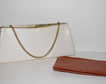 White leather clutch | Etsy