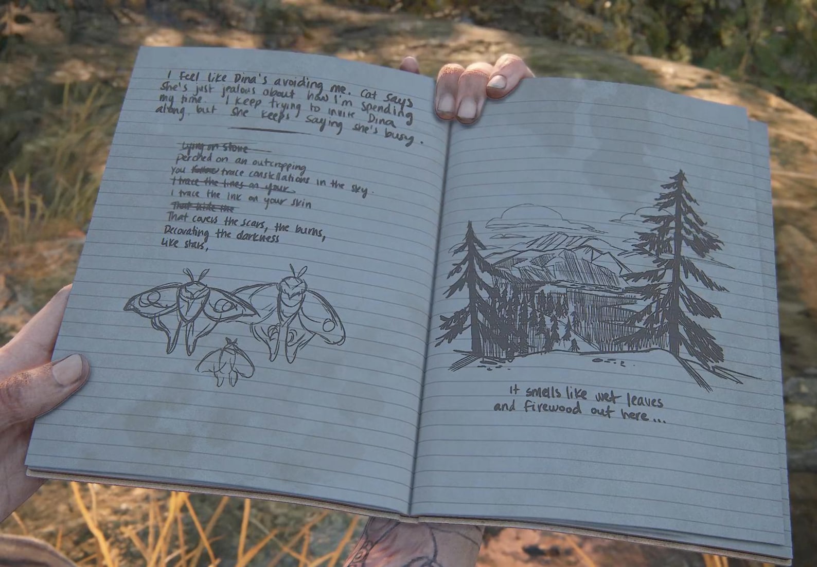 TLOU Ellie's Journal Pages PDF - Etsy