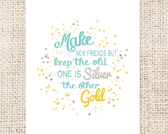 Girl Scout Make New Friends Printable - Etsy