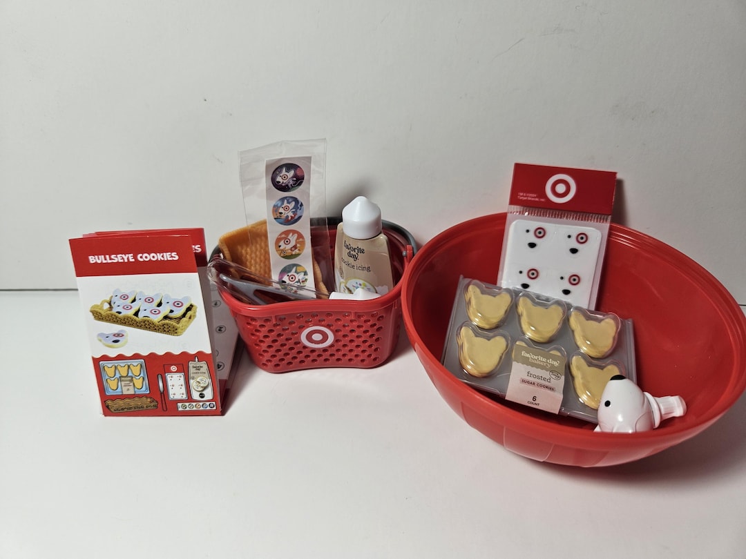 Miniverse Mini Target Bullseye Cookies With Basket. - Etsy