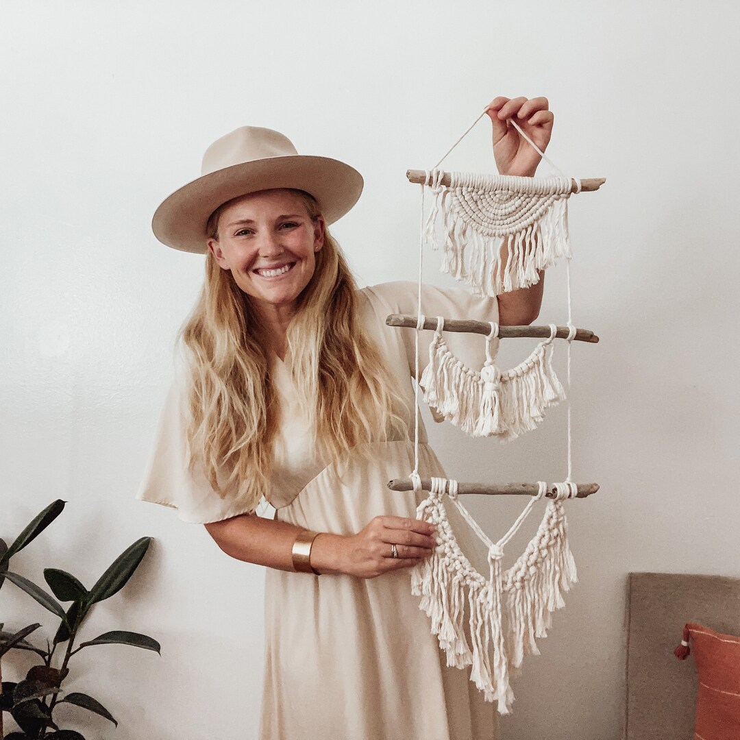 Macrame Wall Hanging Ladder Weaving Tapestry Wall - Etsy