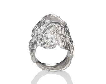 Medium Barnacle Ring in Sterling Silver | Etsy