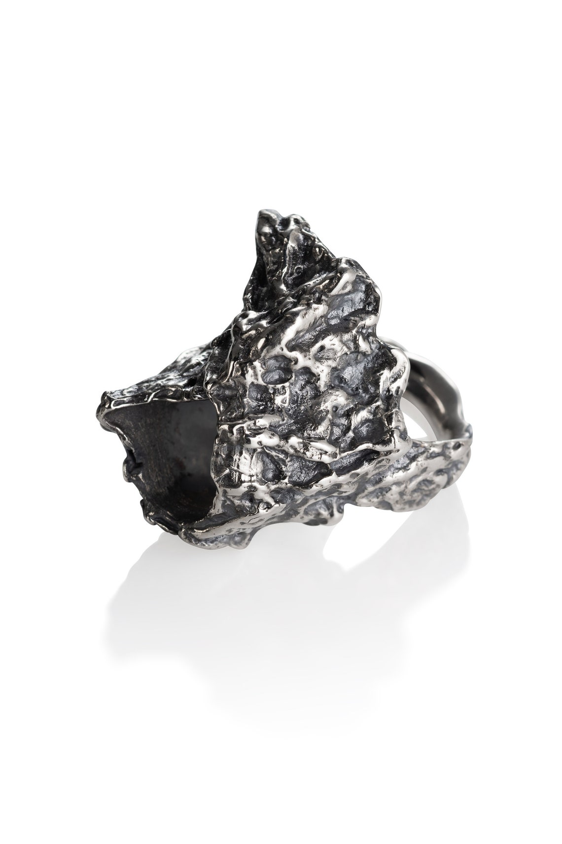 Large Barnacle Ring in Sterling Silver - Etsy