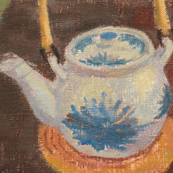 Tea Pot Painting - Etsy