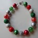 Christmas Necklace Little Girls Christmas Necklace Little Girls Red and ...