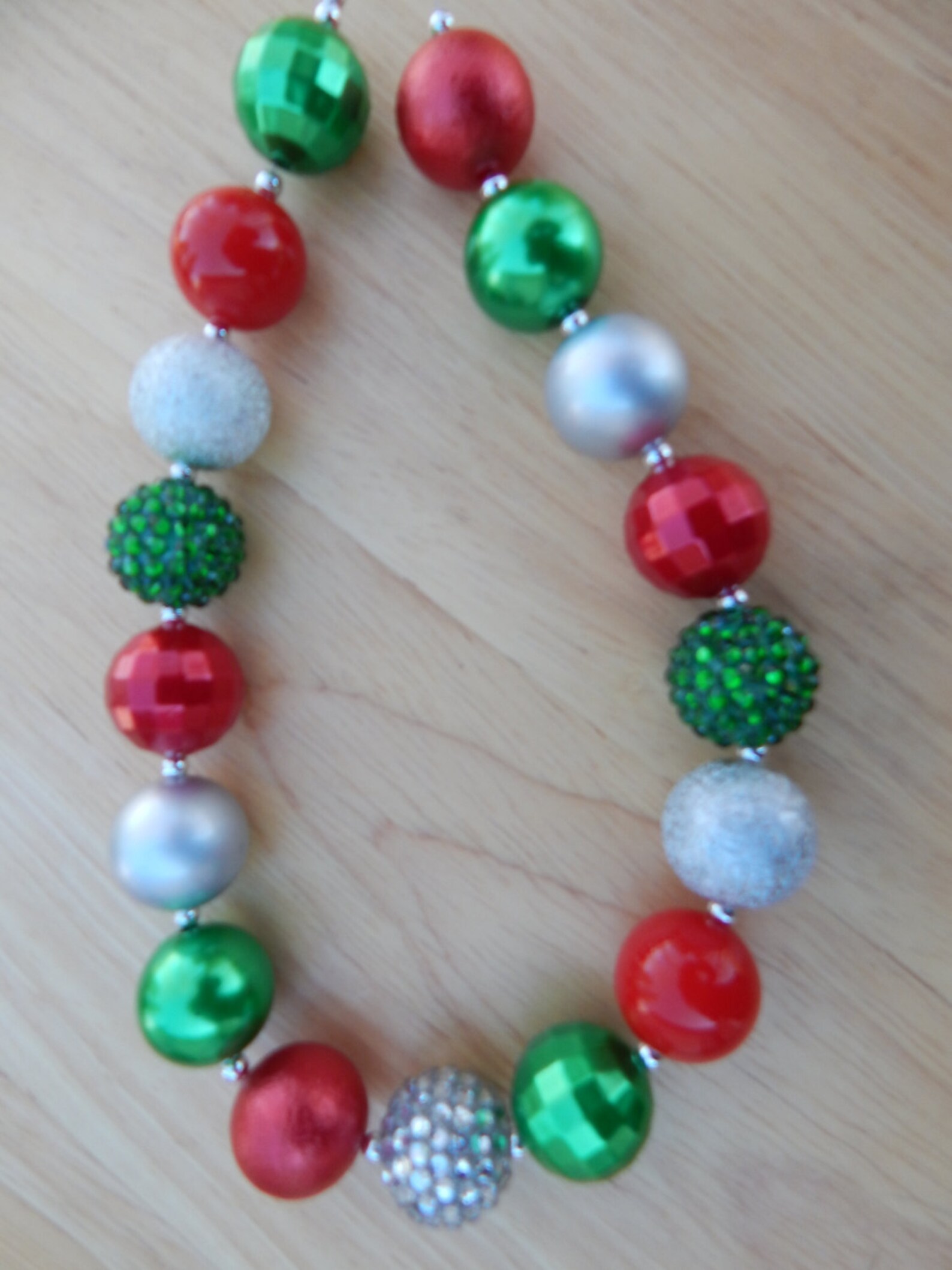 Christmas Necklace Little Girls Christmas Necklace Little | Etsy