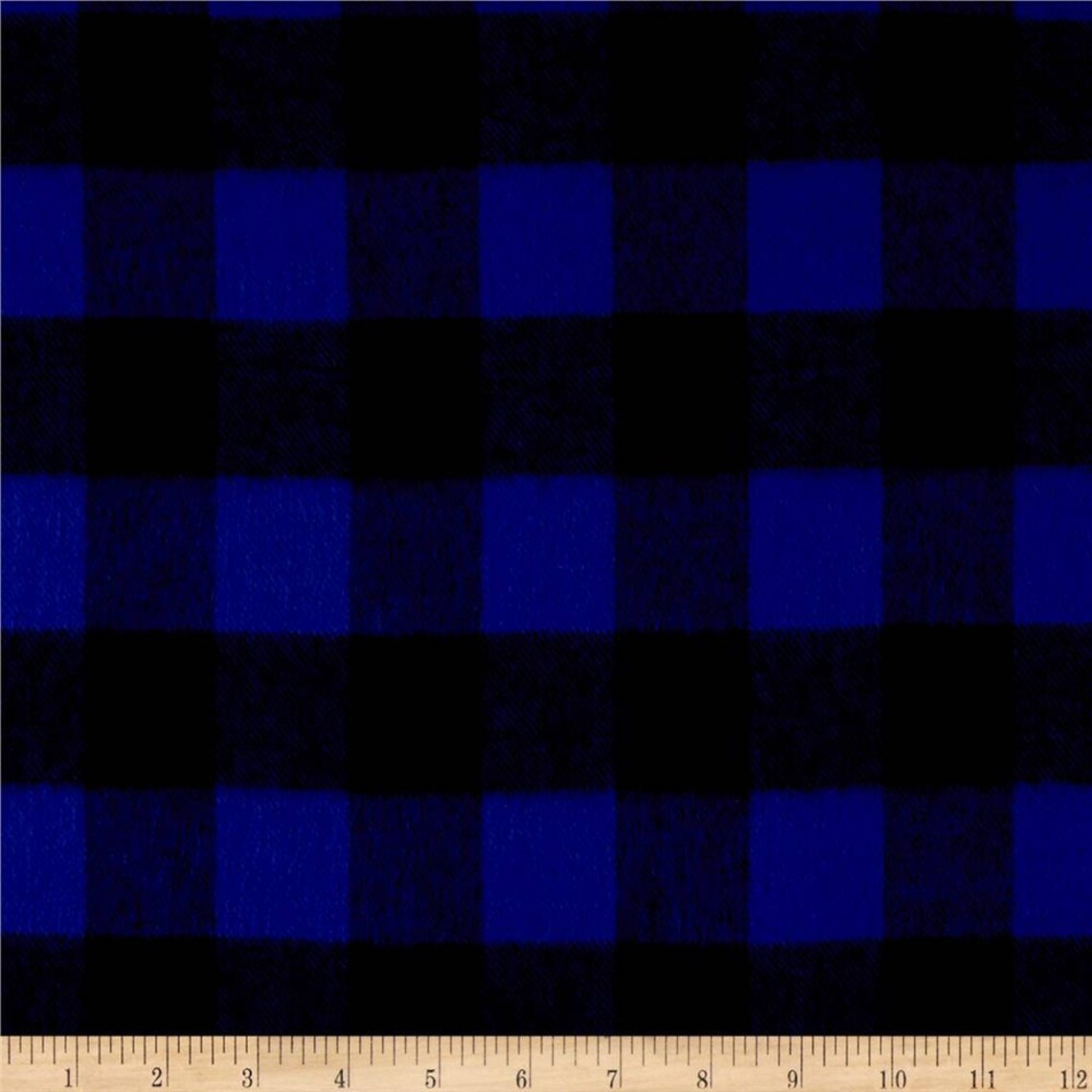 Mommy and Me Buffalo Plaid Scarf Ladies Blue and Black Plaid - Etsy