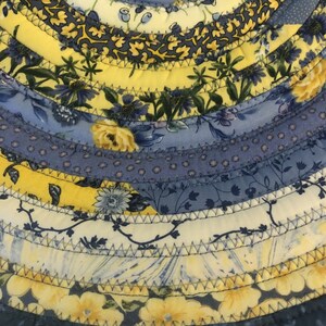 Blue and Yellow Rug Jelly Roll Rug Rag Rug Boho Rug 30" X 45" Rug - Etsy