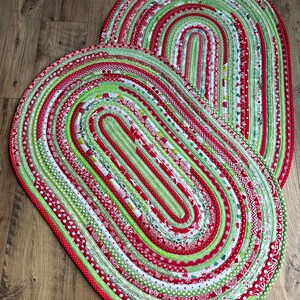 Bright Christmas Rug (MADE AFTER You Have ORDERED) Christmas Rug Jelly ...