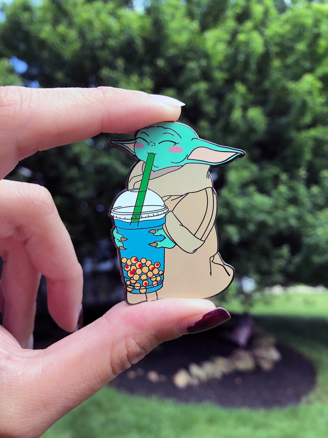 Boba Yo-duh! Baby Alien Pin - Etsy