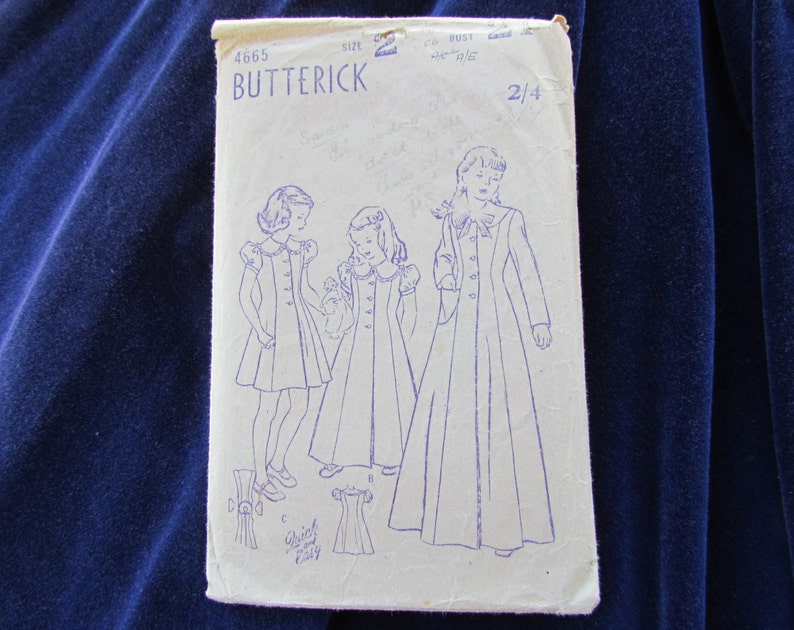 Vintage Child's Age 2 Years Princess Line Coat or Dress - Etsy