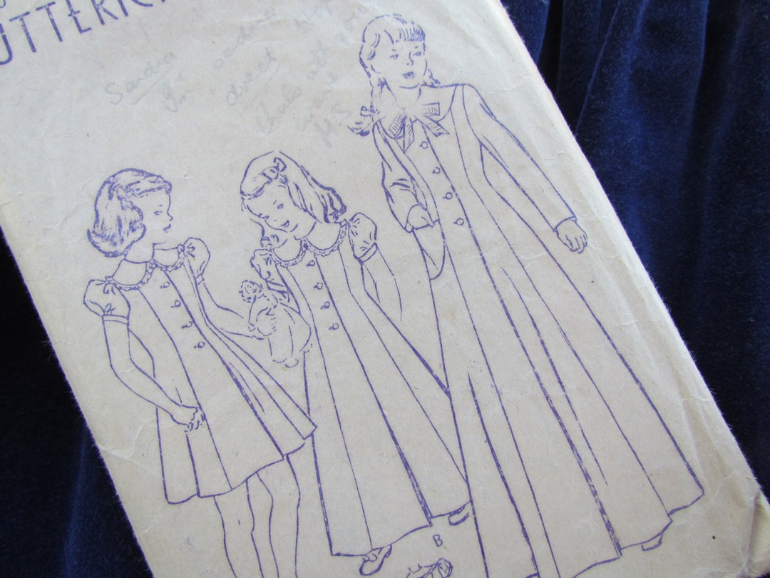 Vintage Child's Age 2 Years, Princess Line Coat or Dress - Sewing ...