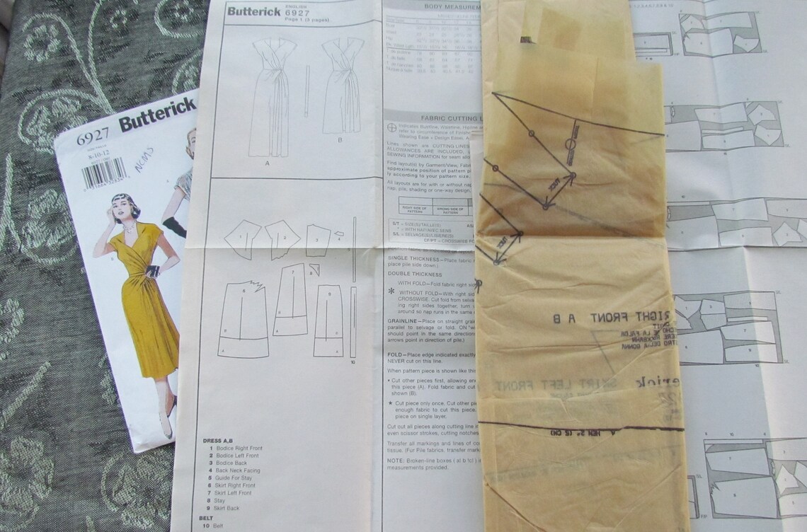 Vintage Sizes 31 1/2 32 1/2 34 Inch Bust, Tucks and Gathers Retro '51 ...