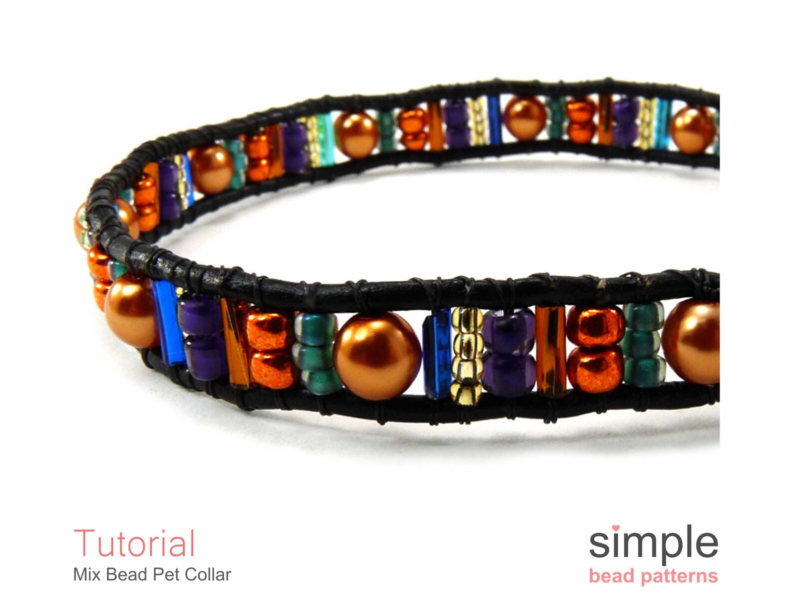 DIY Beaded Dog or Cat Collar Beading Pattern & Tutorial Bead - Etsy