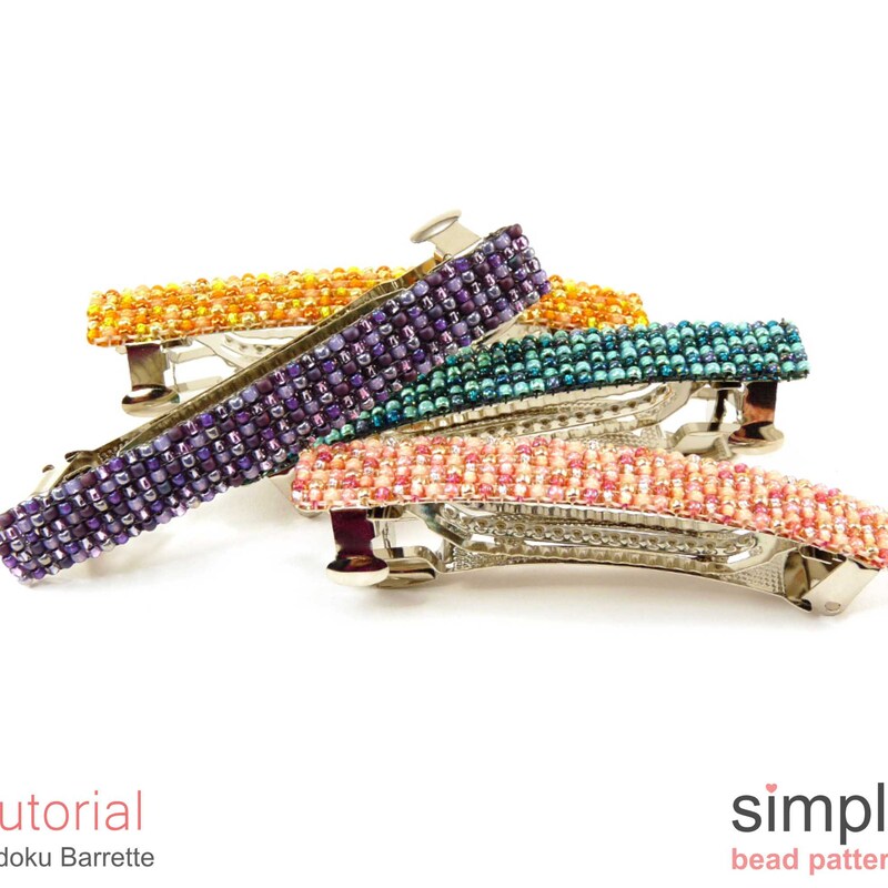 Beaded Barrette Patterns - Etsy