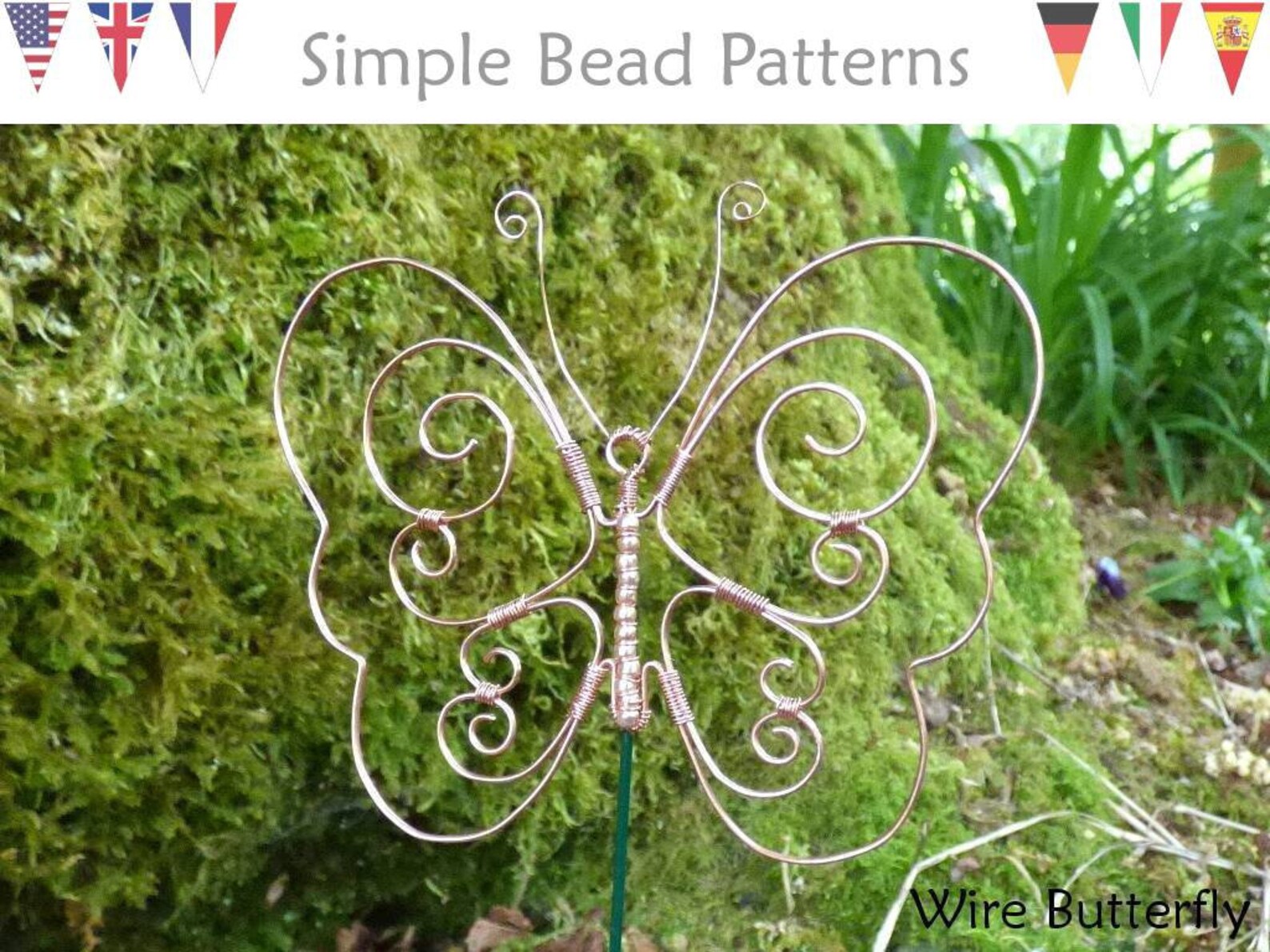 Bead and Wire Butterfly Tutorial DIY Beaded Suncatchers or | Etsy