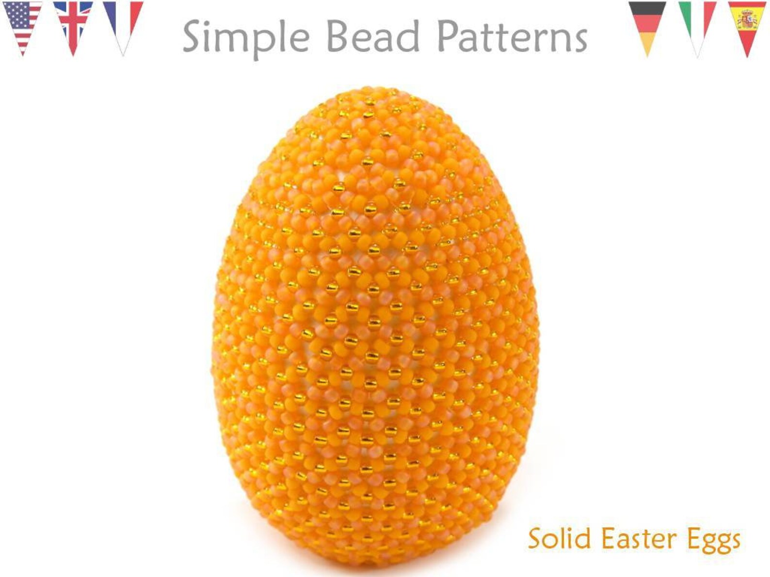 Beaded Easter Egg Pattern Easter Beading DIY Faberge Eggs | Etsy