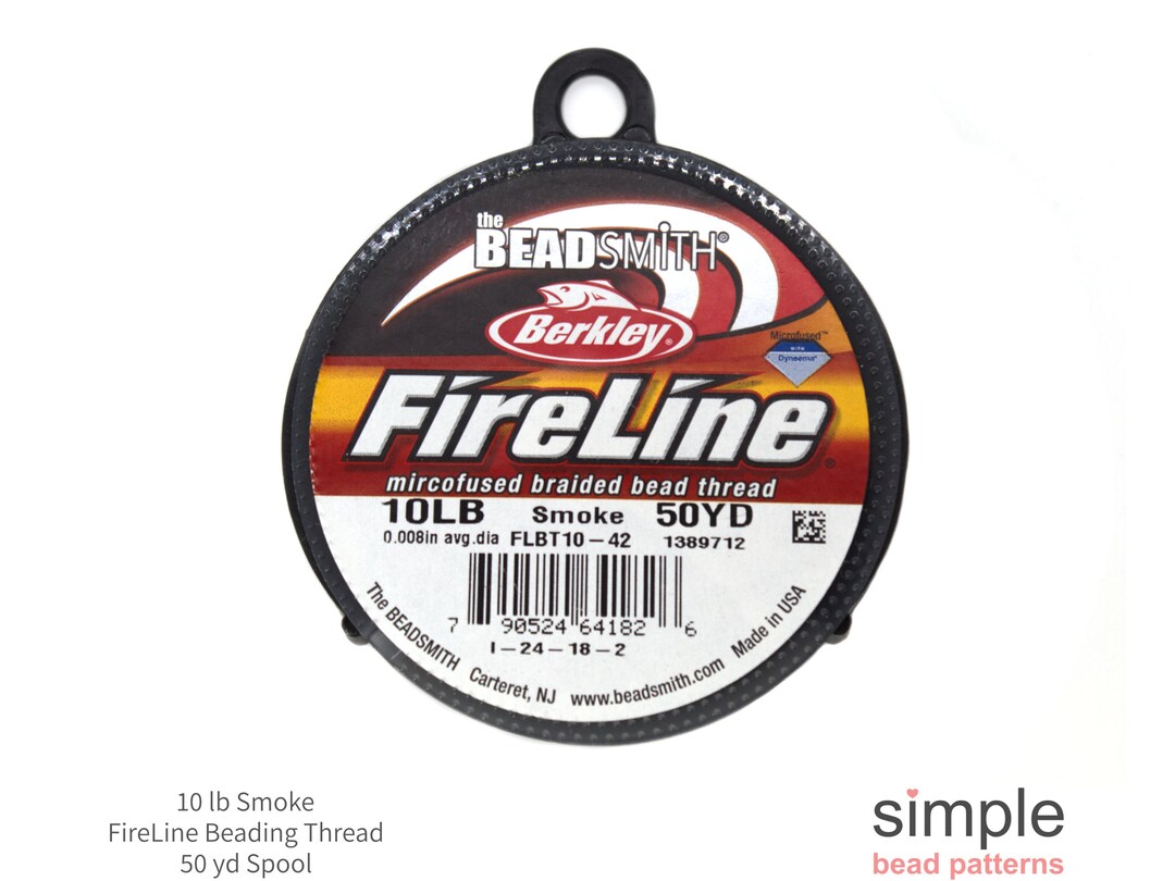 10 LB Smoke Fireline Beading Thread 50 Yds Fireline Smoke 10lb Beading ...