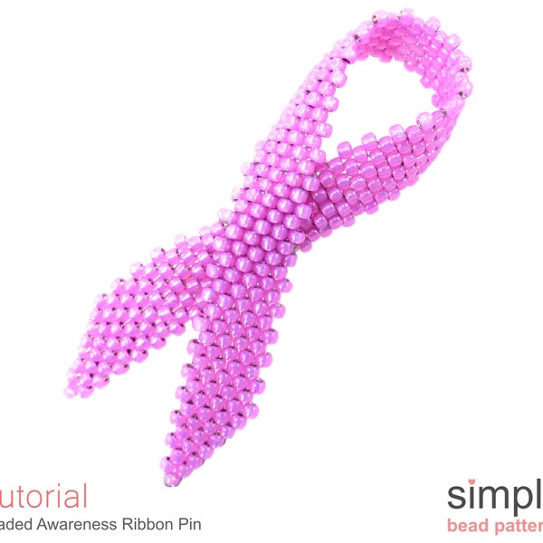 Beaded Awareness Ribbon Pattern - Etsy