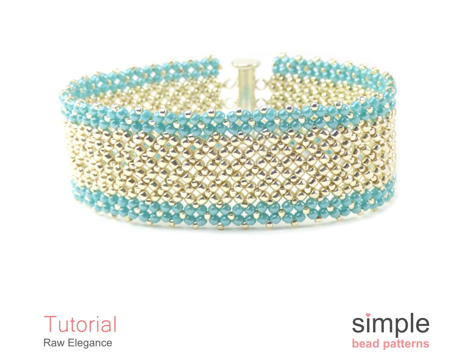 Beginner Seed Bead Bracelet Tutorial 3 Strand Magnetic Slide | Etsy