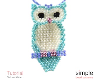 Brick Stitch Owl Pattern Native American Beaded Earrings - Etsy