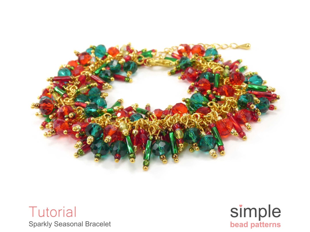 Wire Wrapped Bracelet Tutorial, Beaded Chain Bracelet Tutorial, Simple ...
