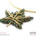 Autumn Beaded Maple Leaf Necklace Superduo Bead Patterns - Etsy
