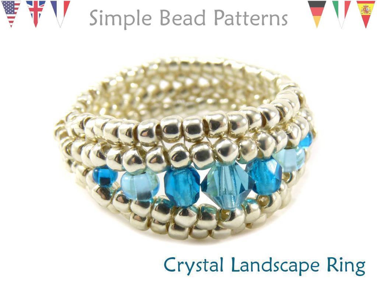 Beaded Rings Pattern How to Make a Beaded Ring Tutorial Bead - Etsy
