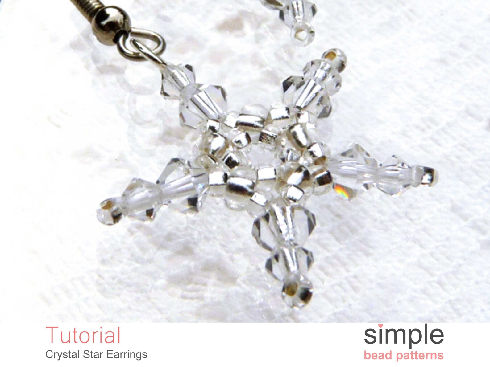 Beaded Star Earrings Beading Pattern and Tutorial for - Etsy