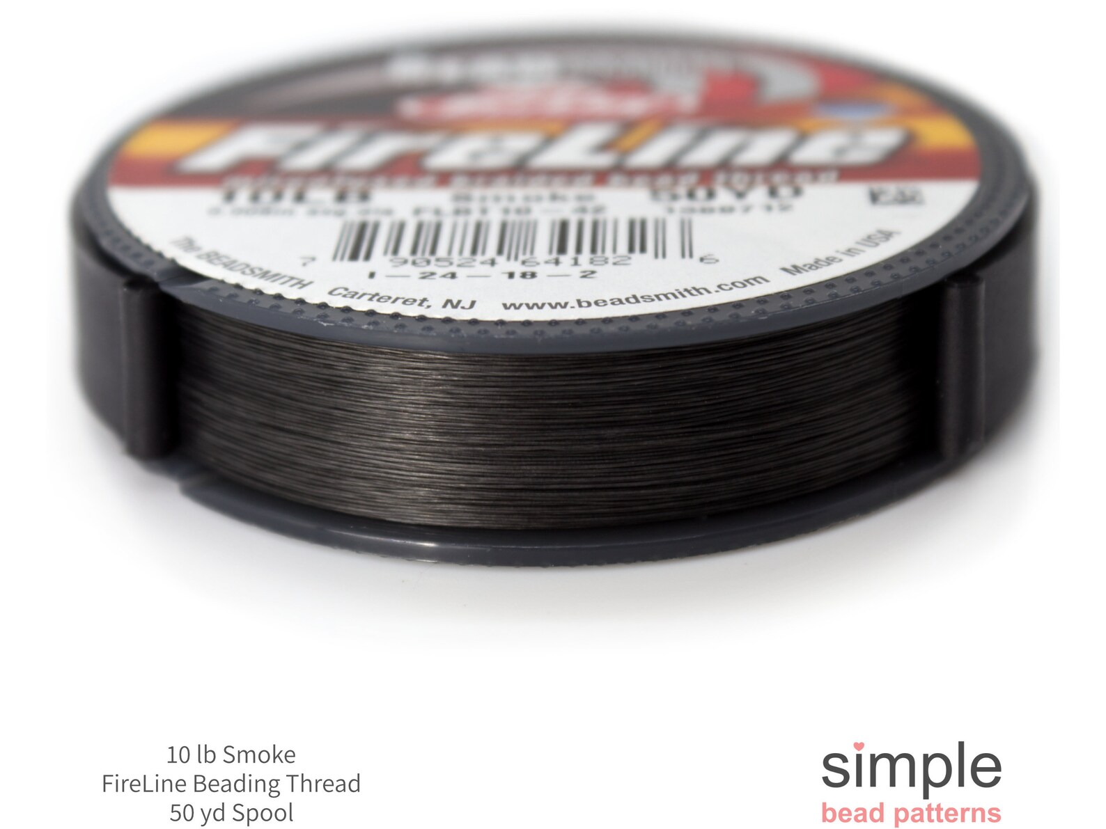 10 LB Smoke FireLine Beading Thread 50 Yds FireLine Smoke | Etsy