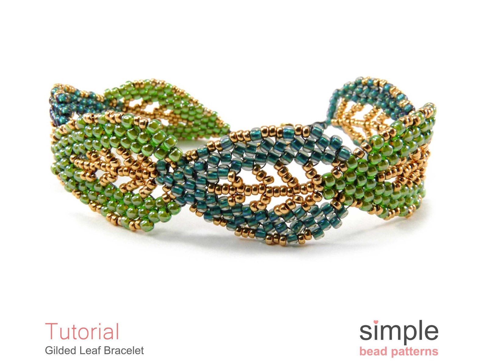Russian Leaf Bracelet Pattern Tutorial Jewelry Making Beading - Etsy
