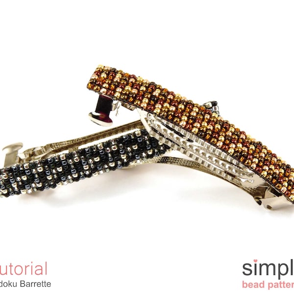 Seed Bead Barrette - Etsy