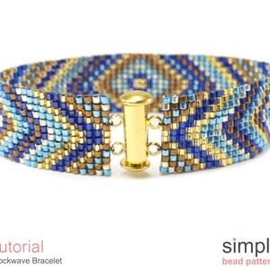 Bracelet Beading Pattern, Simple Bead Patterns, Square Stitch Beading ...