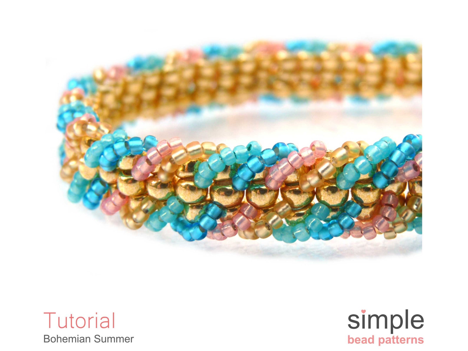 Ladder Stitch Bracelet Beading Tutorial Pattern Jewelry - Etsy