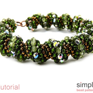 Cellini Spiral Tubular Peyote Stitch Patterns Beaded | Etsy