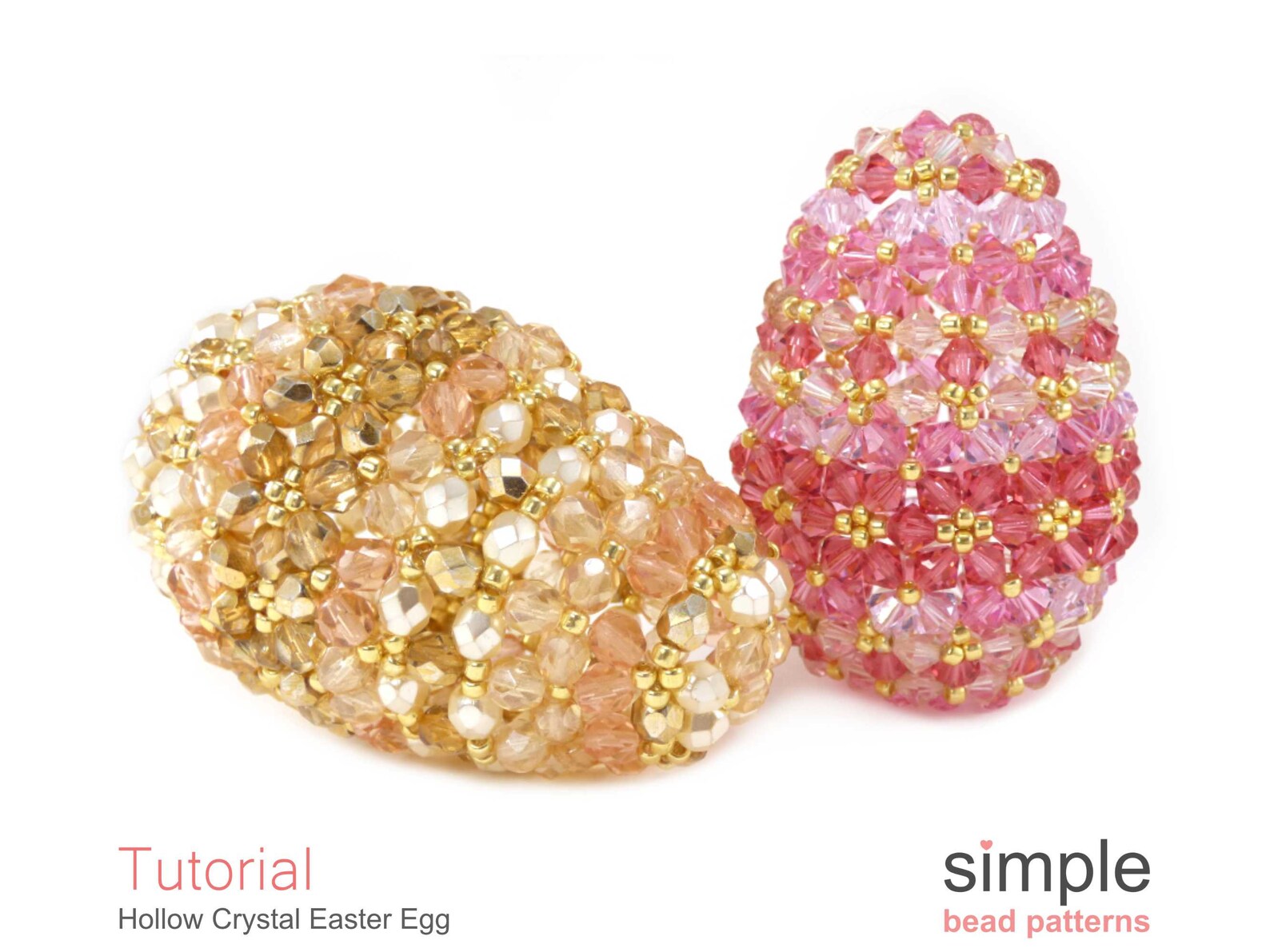 Beaded Easter Egg Pattern Easter Beading DIY Faberge Eggs - Etsy