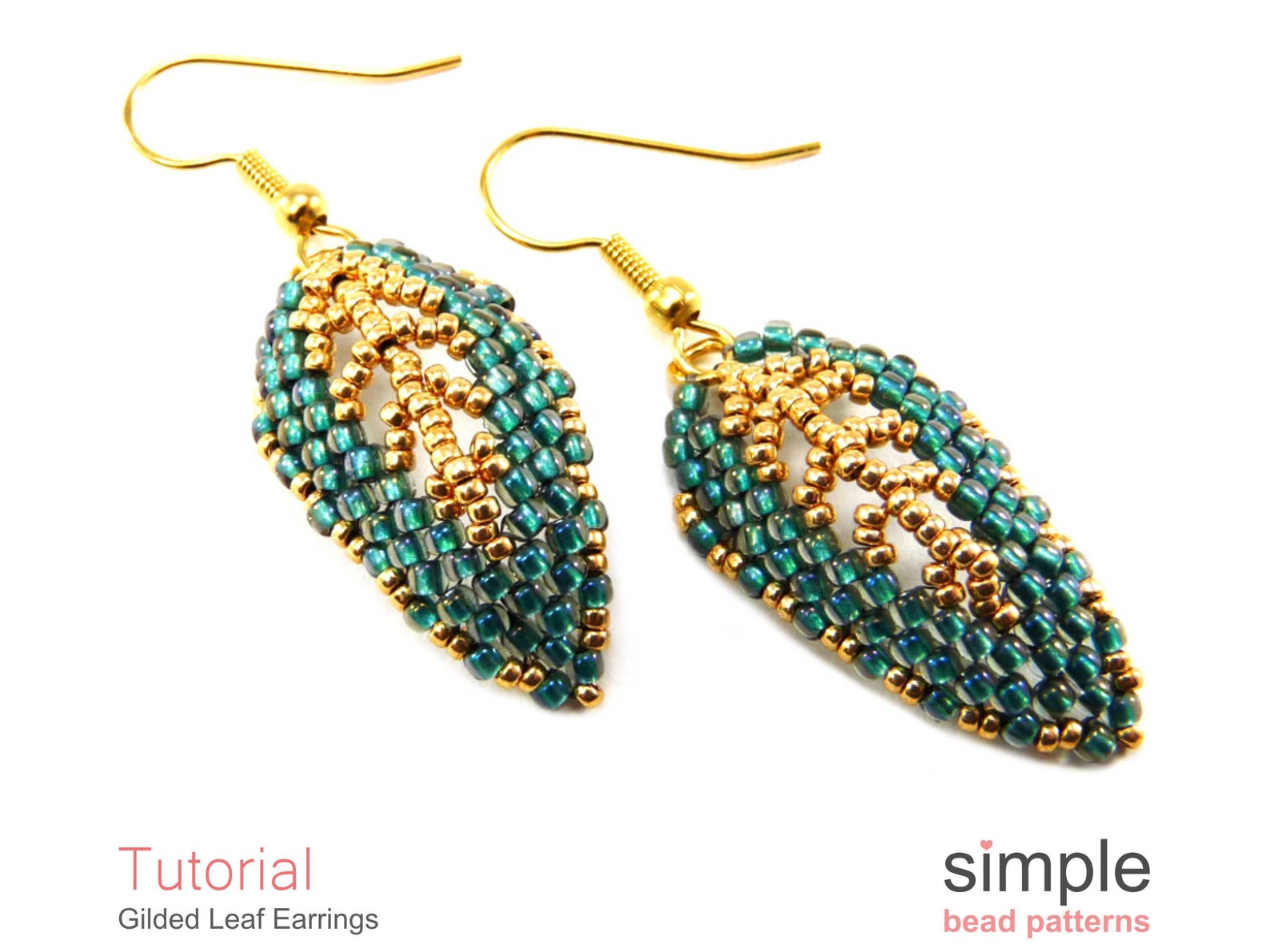 Russian Leaf Earrings Beading Pattern Beaded Earrings - Etsy