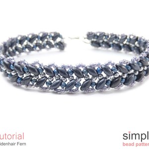 Easy Beading Pattern, Superduo Bracelet Bead Pattern Beginner Beading ...