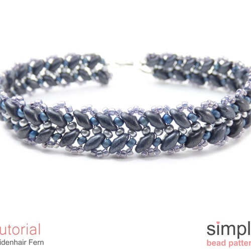 Superduo Beading Tutorial Stormduo Bracelet Pattern Bead - Etsy
