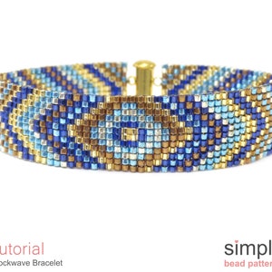 Bracelet Beading Pattern, Simple Bead Patterns, Square Stitch Beading ...