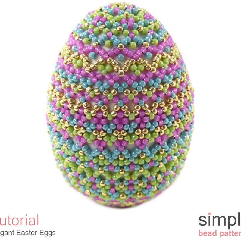 Beaded Eggs - Etsy