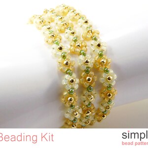 Bracelet Making Kit, Jewelry Making Kit for Adults, Beaded Flower ...