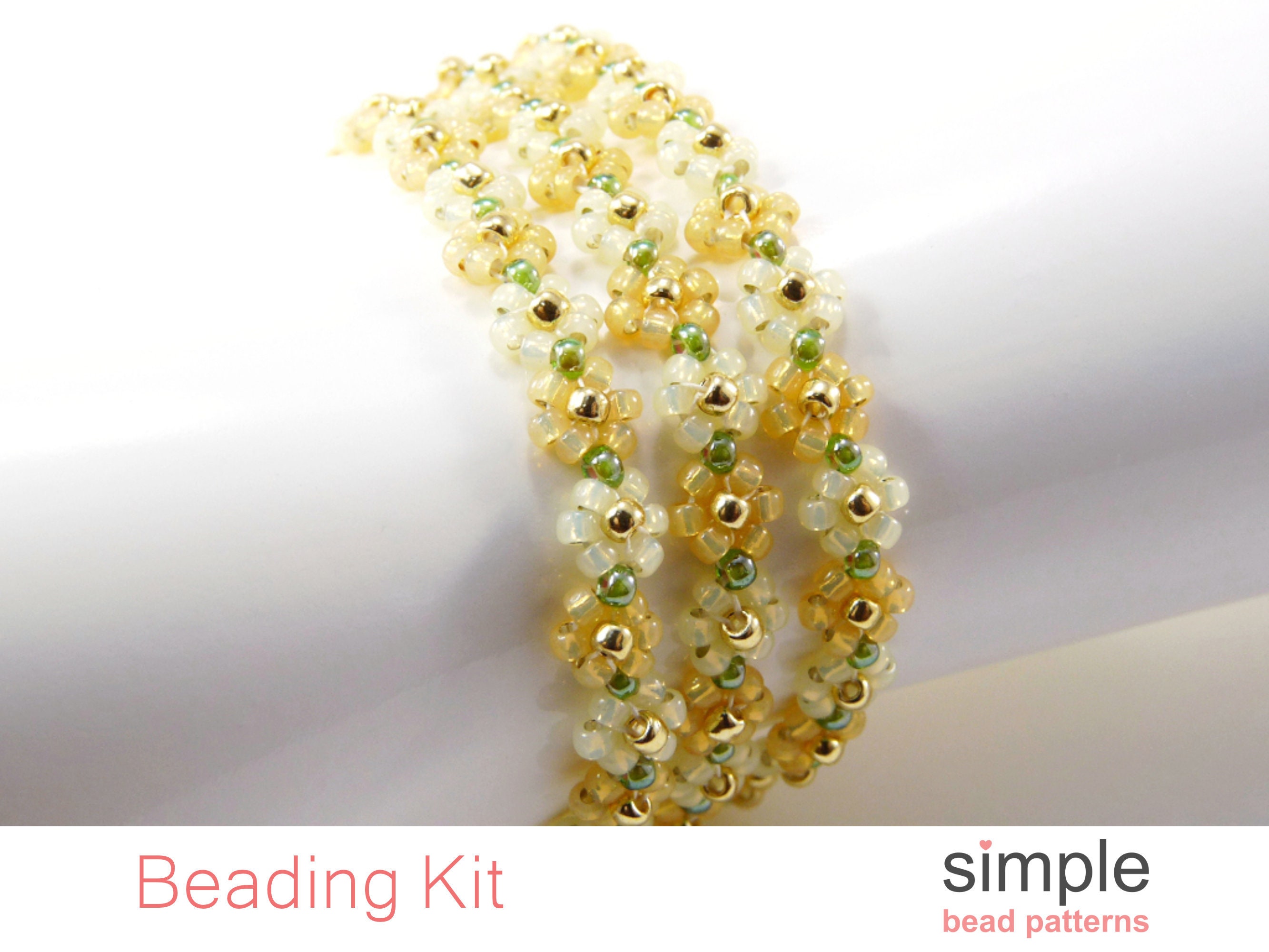 Bracelet Making Kit, Jewelry Making Kit for Adults, Beaded Flower ...
