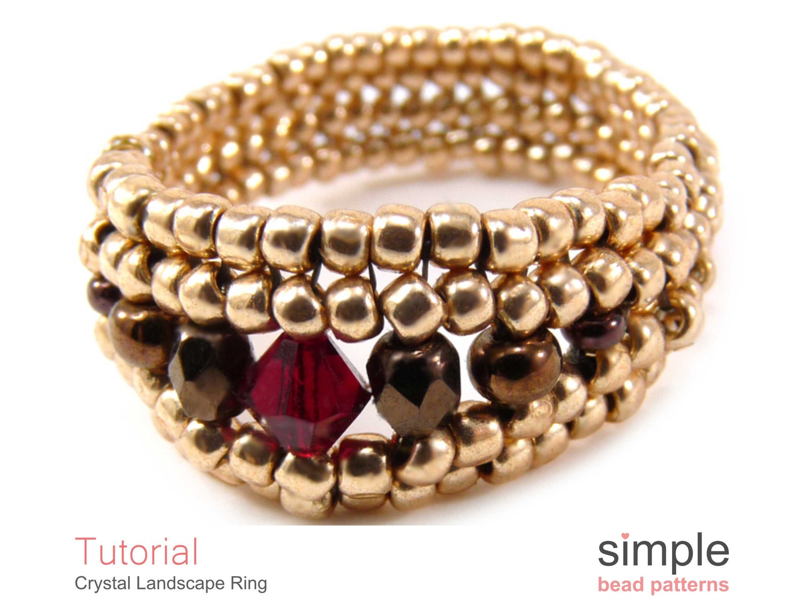 Beaded Rings Pattern How to Make a Beaded Ring Tutorial Bead - Etsy