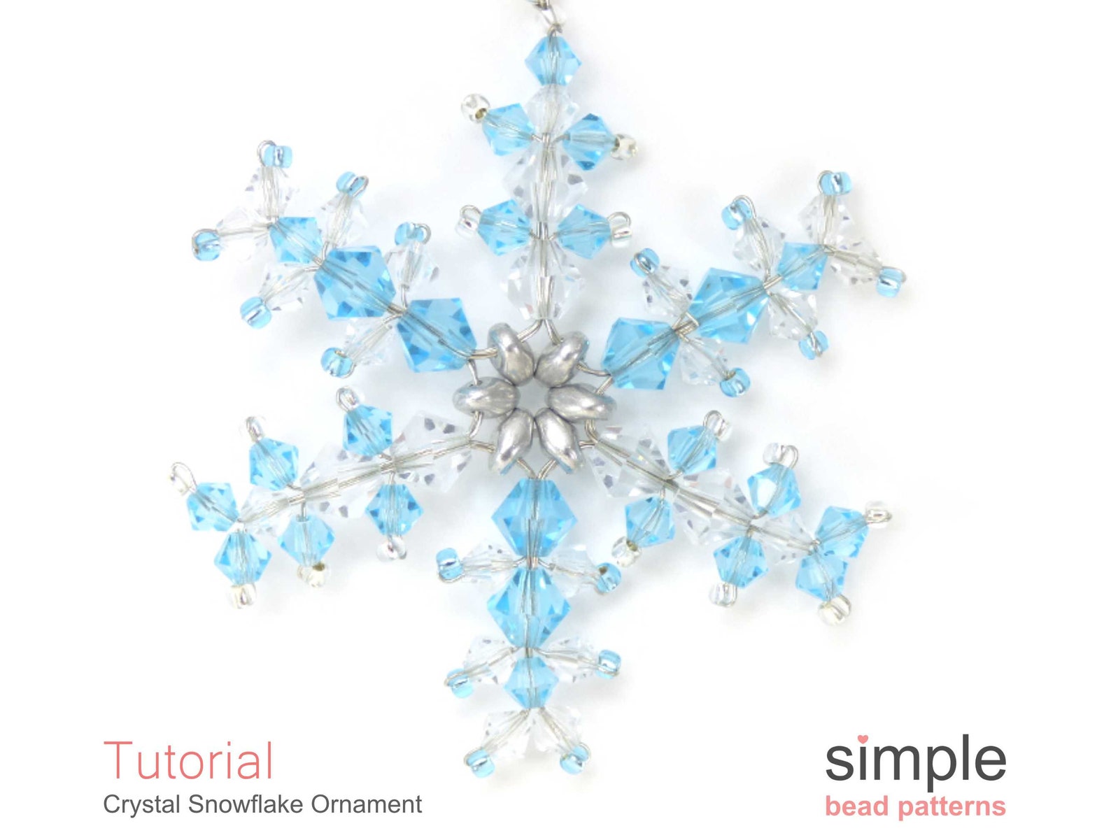 Beaded Snowflake Ornament Pattern Make Christmas Ornaments - Etsy