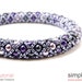 Beading Pattern Beaded Tube Bracelet / Necklace Bead Weaving - Etsy